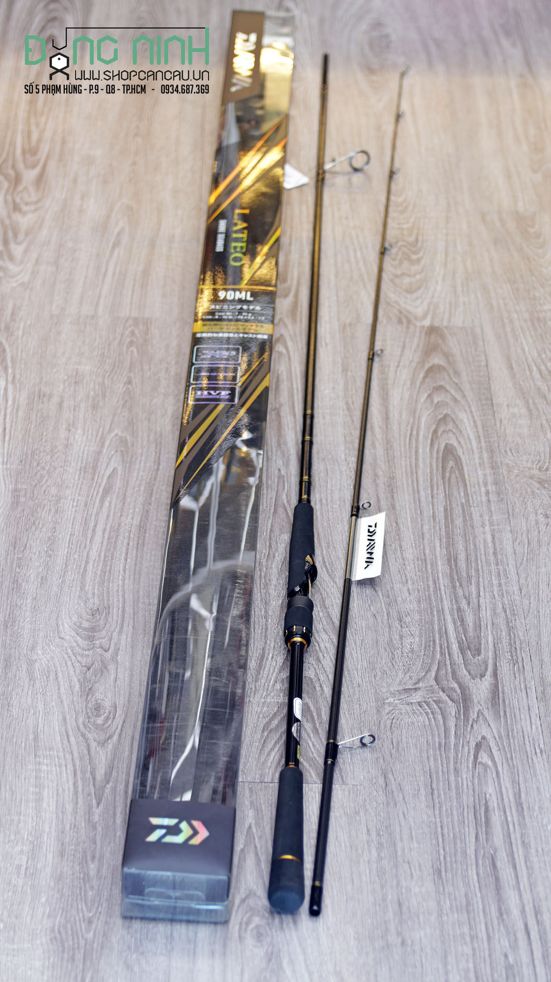 Cần máy đứng Daiwa Lateo 90ML / 96M - R - NEW 2021 - Huyền thoại trở lại!